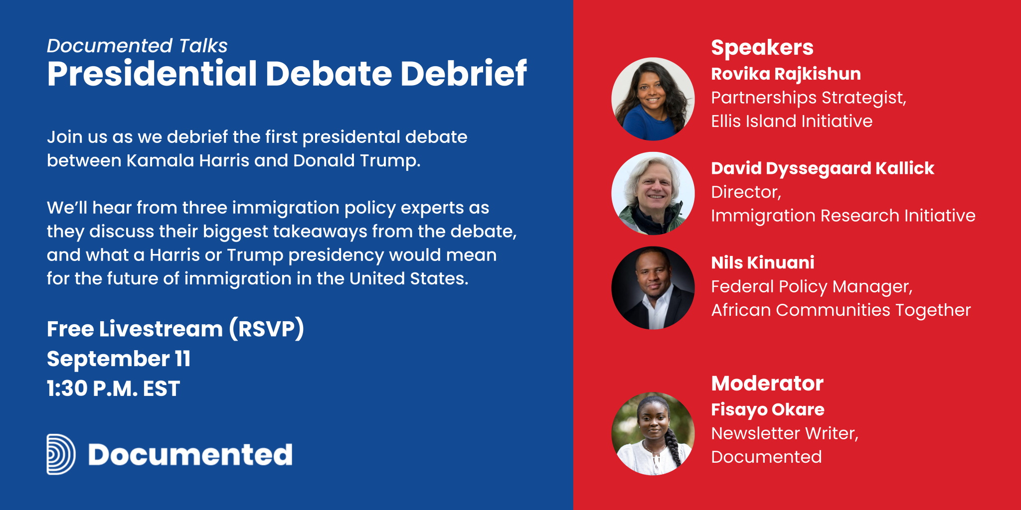 Documented Talks: Presidential Debate Debrief