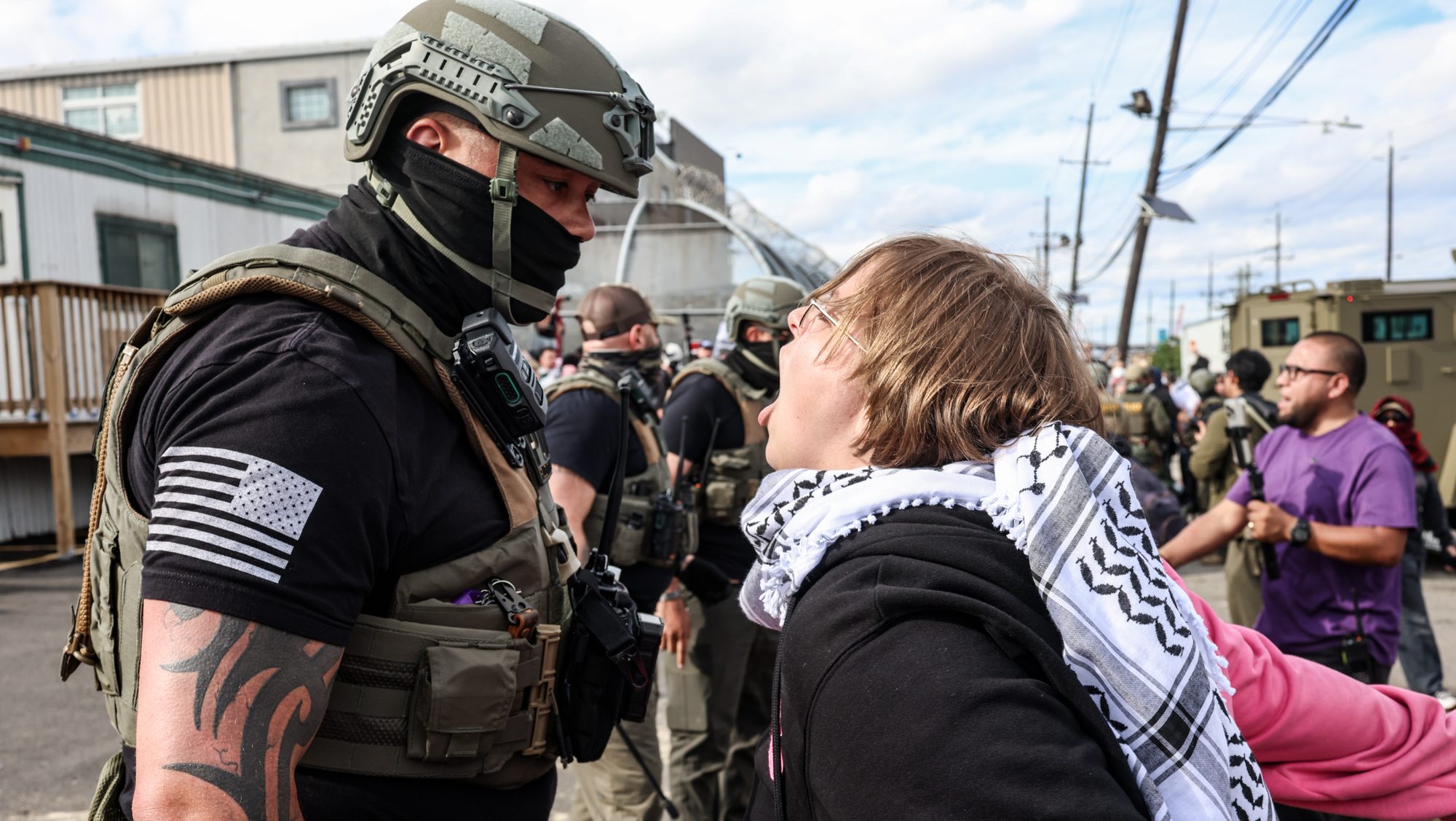Standoff at Delaney Hall Dentention Center